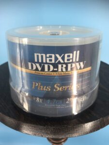 maxell 635061 pro plus series dvd-r white inkjet hub printable 8x(50-pk)