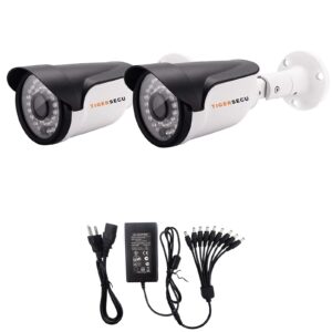 tigersecu super hd 1080p 4-in-1 security 2-camera bundle