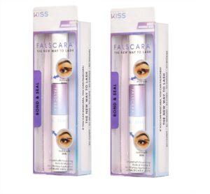 kiss falscara eyelash bond and seal (pack of 2)