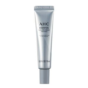 ahc aesthetic hydration cosmetics facial moisturizer essential eye cream for face antiaging hydrating korean skincare oz, 0.33 ounce