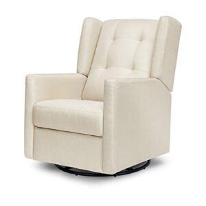 davinci maddox recliner and swivel glider in natural oat, greenguard gold & certipur-us certified