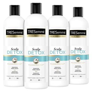 tresemmé conditioner nourishing for dry detox that purifies and rebalances the scalp, 20 oz, pack of 4