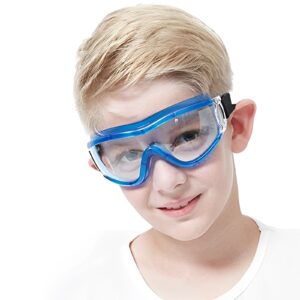 yihaixingwei kids safety glasses kids goggles childrens windproof eyes protective uv antifog lab gifts for outdoor sport. (1, blue)