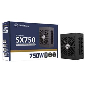 silverstone sx750 platinum, 750w sfx fully modular 80 plus platinum power supply, sst-sx750-pt