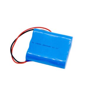 mnjkh 11.1v 2600mah 3s1p 18650 rechargeable lithium ion battery, with ntc pcb and connector