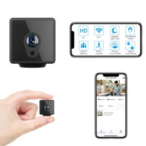 jayol 2022 hidden camera detector, mini spy camera with audio, hd 4k wireless hidden live stream, night vision and motion activated spy cam nanny cam, security camera for home and outdoor