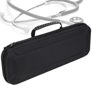 germerse stethoscope storage case, shockproof lightweight stethoscope holders portable stethoscope hard carrying case, for travel home