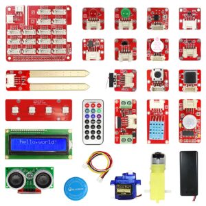 elecrow sensor kit for raspberry pi, programming learning kit, electronics and coding kit for raspberry pi beginners