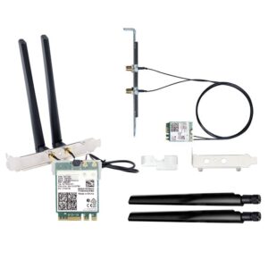 ax210 wifi 6e wifi card m.2 ngff mini desktop kit adapter 6ghz bt5.2 wireless 802.11ax 5400mbps 2.4ghz 5ghz support ofdma mu-mimo ax210ngw gigabit network card