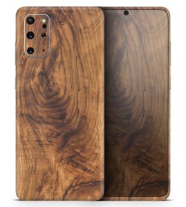 design skinz raw wood planks v7 | protective vinyl decal wrap skin cover compatible with the samsung galaxy s20 plus (full-body, screen trim & back glass skin)