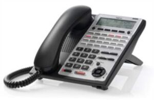 nec sl1100 ip4ww-24txh-b-tel 1100063 (be110272) black 24 button digital telephone (renewed)