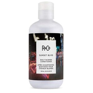 r+co sunset blvd daily blonde conditioner, 8.5 fl oz