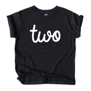 olive loves girls 2nd birthday two shirt for toddler girls second birthday outfit black shirt 3t