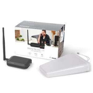 weboost home studio lite - cell phone signal booster for verizon and at&t only | boosts 5g, 4g lte up to 1,500 sq. ft | made in the u.s. | fcc approved (model 471101)