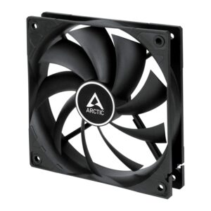 arctic f12 pwm - 120 mm pwm case fan, pwm-signal regulates fan speed, very quiet motor, computer, fan speed: 230-1350 rpm - black