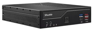 shuttle xpc slim dh470c mini barebone pc intel h470 support 65w cometlake-s lga1200 cpu no ram no hdd/ssd no cpu no os (vesa mount included) ,black