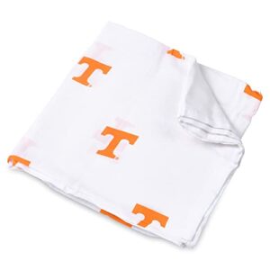 three little anchors university of tennessee muslin swaddle blanket 47x47in