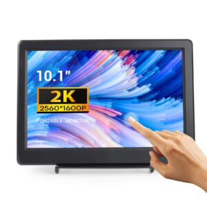 elecrow 2k touchscreen monitor 10.1 inch ips touch screen display 2560x1600 resolution