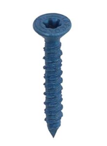 tapcon 28350 3/16x1-1/4 blue star drive bugle head concrete anchors 75/box