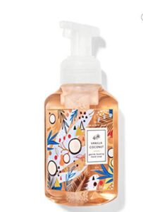 bath and body works vanilla coconut gentle foaming hand soap (set of 2)