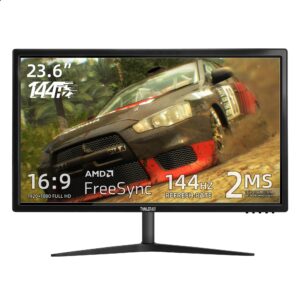 thinlerain 24 inch monitor 144hz fhd 1080p 2ms for computer&laptop| led monitors build-in freesync | 2ms response time | vesa | dp display port & hdmi & usb