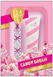 pink sugar candy dream 2 pc gift set, eau de toilette perfume for women + shower gel