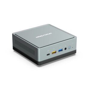 minisforum deskmini um350 mini pc amd ryzen 5 3550h ddr4 16gb ram + 512gb nvme ssd desktop computer, hdmi/dp/usb-c 4k@60hz triple screen support, 2.5g lan, radeon vega 8 graphics mini computer