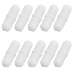 toolly 10 pack magnetic stir bars, ptfe magnetic stirrer mixer, ring shape lab spinbar stiring rod (diameter 7mm,length 25mm)