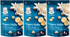 gerber snacks for baby yogurt melts (banana vanilla)