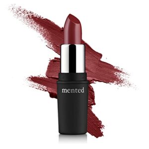 mented cosmetics nude lipstick for women, matte long-lasting lip stick, 24 hour stay moisturizing vegan, paraben & cruelty-free, enhances all complexions, perfect for everyday makeup, red rover