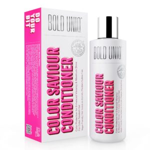 bold uniq color safe conditioner – anti-fade hair conditioner for color treated hair – infused with sunflower extract. maintain and protect vibrancy & shine - cruelty free & vegan 8 fl. oz