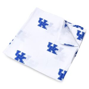 three little anchors university of kentucky muslin swaddle blanket 47x47in