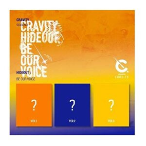 cravity season3. hideout: be our voice version.1 cd+132p photobook+1p sticker+1p polaroid+tracking kpop sealed