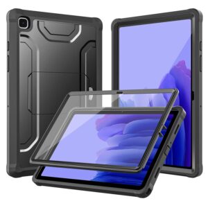 soke galaxy tab a7 case 10.4 inch (sm-t500 / t505 / t507),with built-in screen protector, rugged full body protective case for 2020 samsung galaxy tab a7 10.4 (black)