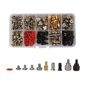 228pcs motherboard screws nuts repair tool hard disk diy chassis fan optical drive fixing motherboard repair tool scrw-032000