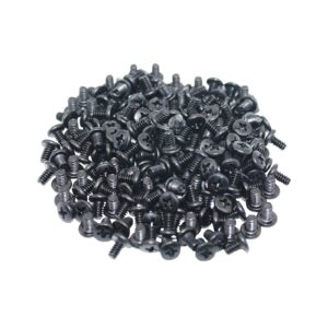 bdiliusa phillips head hard drive screws, computer pc shell 3.5-inch hard drive 6#-32 phillips head hard drive screws black 200pcs