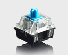 kailh switch of mechanical gaming keyboard, 3-pin key switch-gauteron and cherry mx equivalent mechanical gaming keyboard diy (blue, 65 pcs)