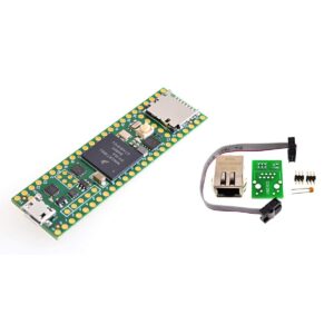 pjrc teensy 4.1 arm cortex-m7 nxp imxrt1062 microcontroller development board + ethernet kit