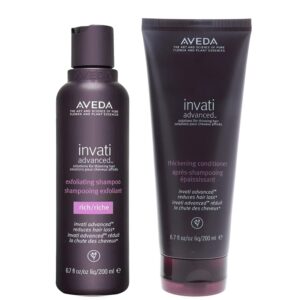 aveda invati advanced shampoo rich 6.7 ounce conditioner 6.7