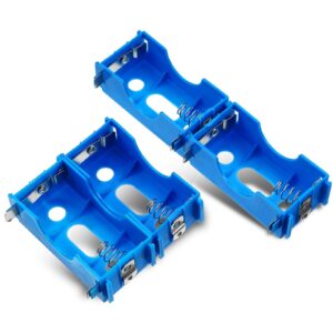 weewooday 4 pieces d-cell battery holder series or parallel physical science plastic d size battery case physics d holder