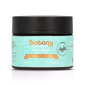 botany natural hair mask and deep conditioner for colored & straightened hair