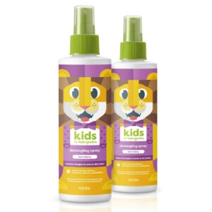 babyganics kids detangler, berry berry, tames tangles, 8 fl oz (pack of 2)