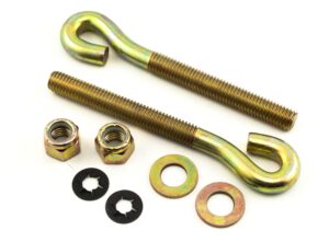 oem boss plow hdw01744 1/2 x 5.25 spade & nut eye bolt kit