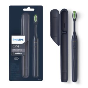 philips one by sonicare battery toothbrush, midnight blue, hy1100/04