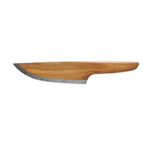 lignum skid chef's knife | robinia wood - damast (damascus steel)