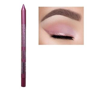 multi color eyeshadow eyeliner, metallic glossy smoky eyeliner, long lasting professional eye makeup eyeliner waterproof eyeliner pen eye cosmetics makeup tools (03 pink)