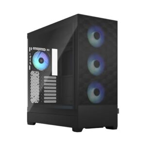 fractal design pop xl air rgb black tempered glass clear tint