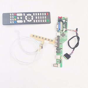 u/r for bt156gw01 laptop led lcd monitor t.v53 screen controller driver board diy kit hdmi/vga/av/usb 40pin lvds wled 15.6" 1366 * 768 (bt156gw01 v.3)