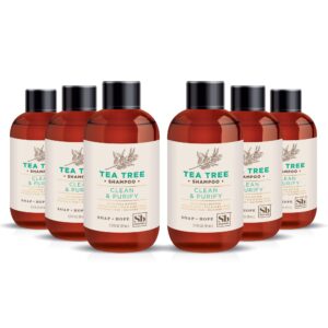 soapbox tea tree travel-size shampoo ? 3.3oz ? 6 ct