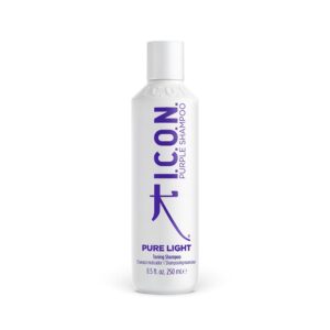 k.i.c.o.n. pure light purple shampoo 8.5 oz. made in usa